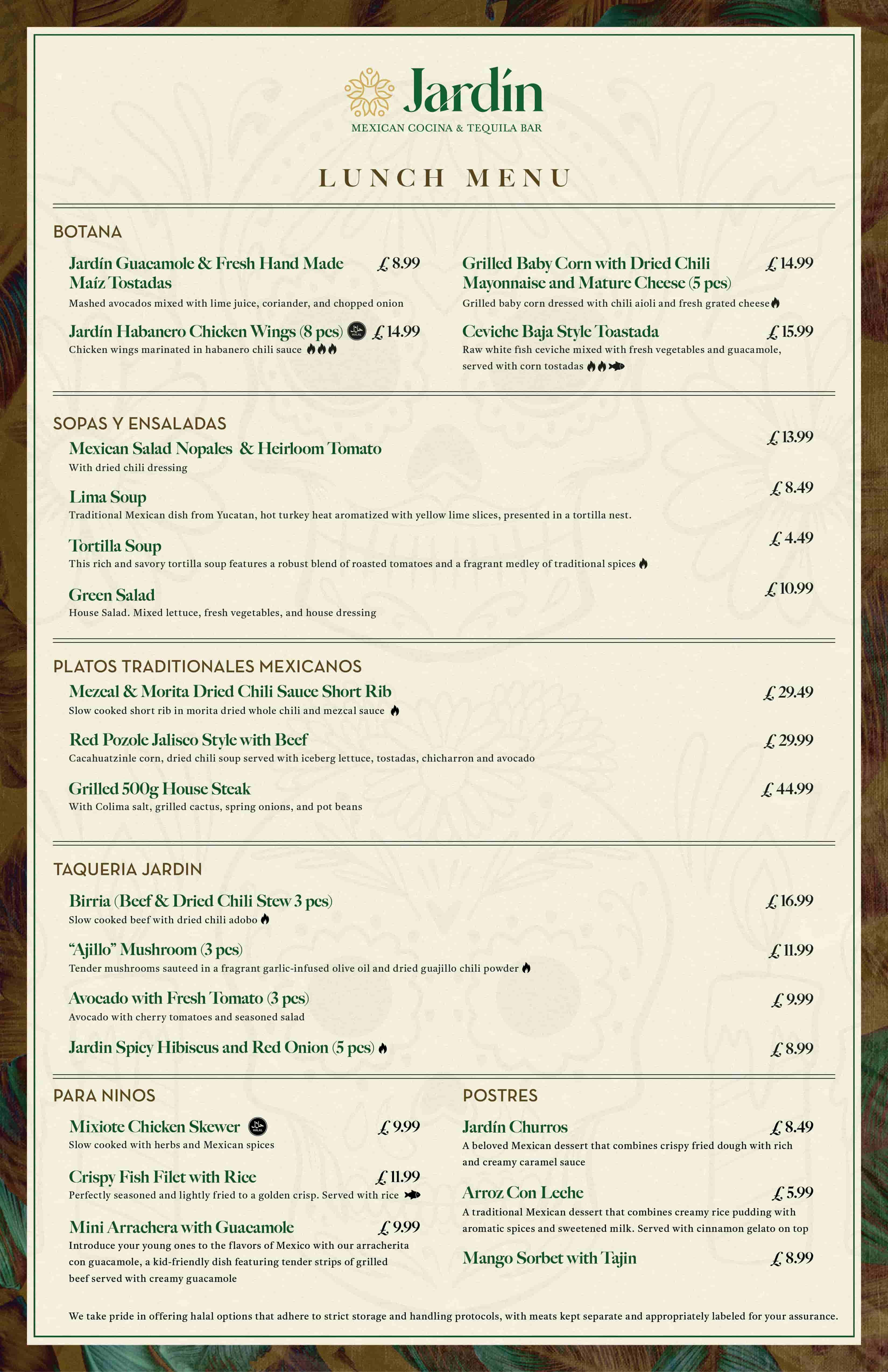 Jardin Authentic Mexican Restaurant & Tequila Bar in Watford & London